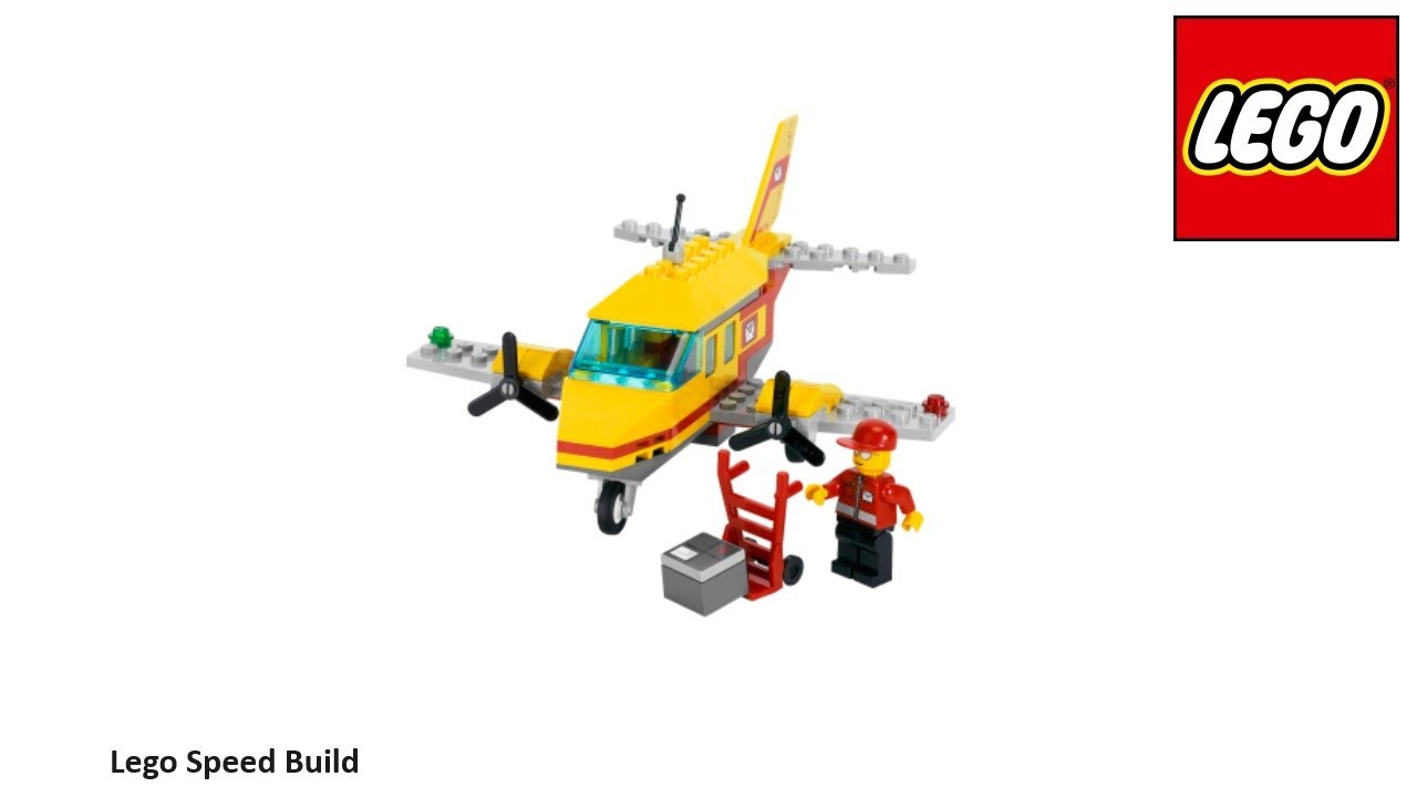 Lego City 7732 Postal Plane Speed Build - YouTube