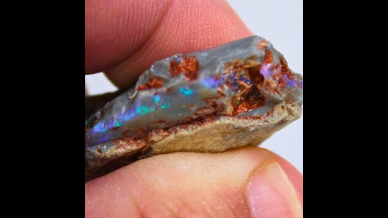 MUST SEE VIDEO! HUGE!!! 85 Carats! Lightning Ridge Rough Opal- Straight ...