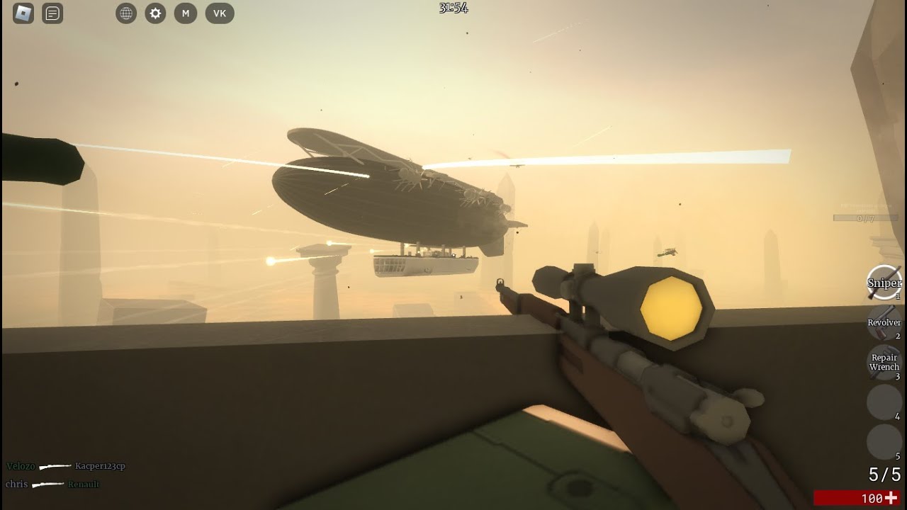 [Roblox]Airship Assault sniper gameplay (no commentary) - YouTube