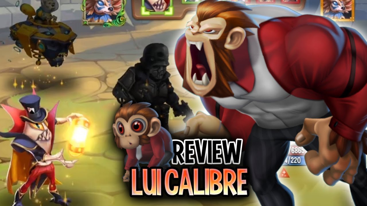 EL MONO CHILLON! - Lui Calibre (Lv 100) Combates PvP - Monster Legends ...