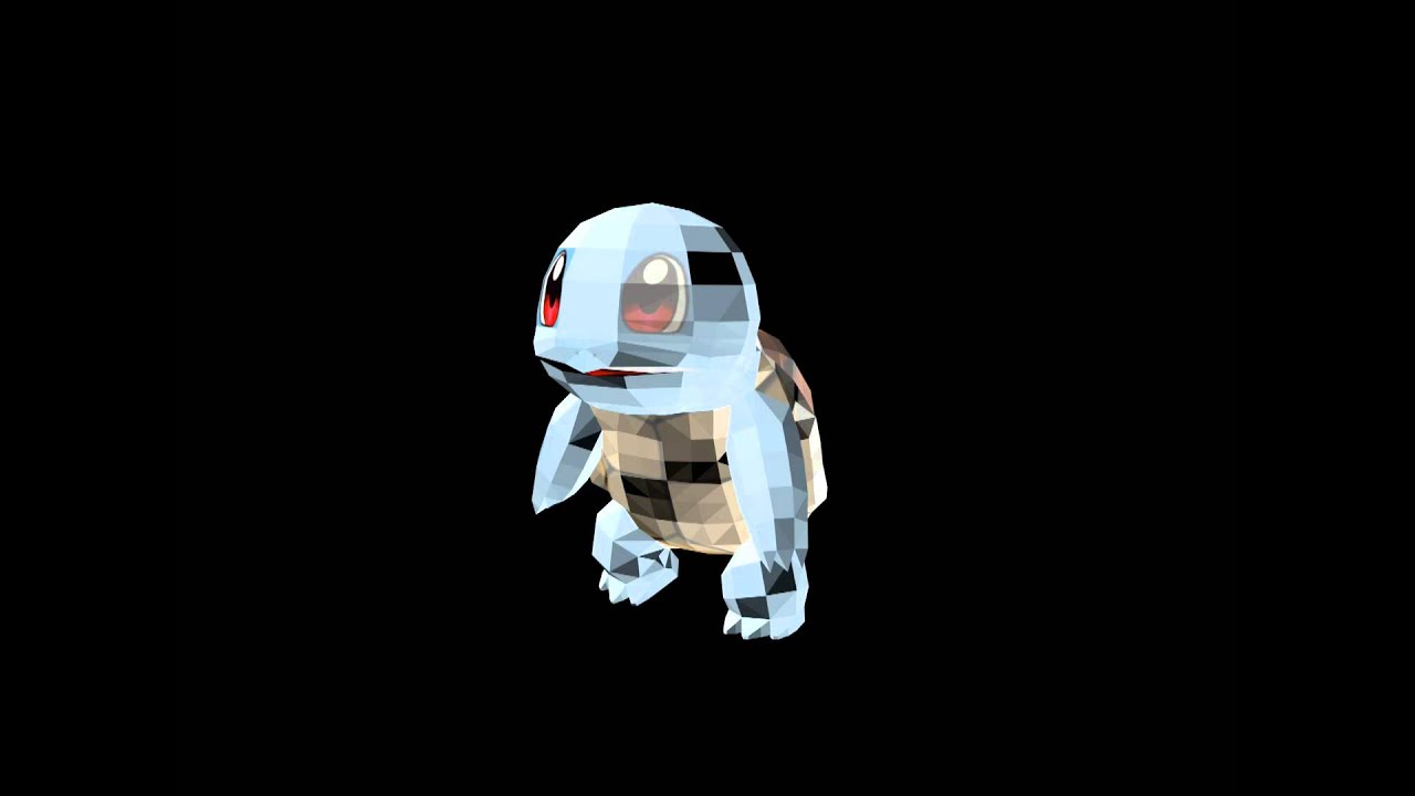 Squirtle Walk_v2 and Run_v3 - YouTube