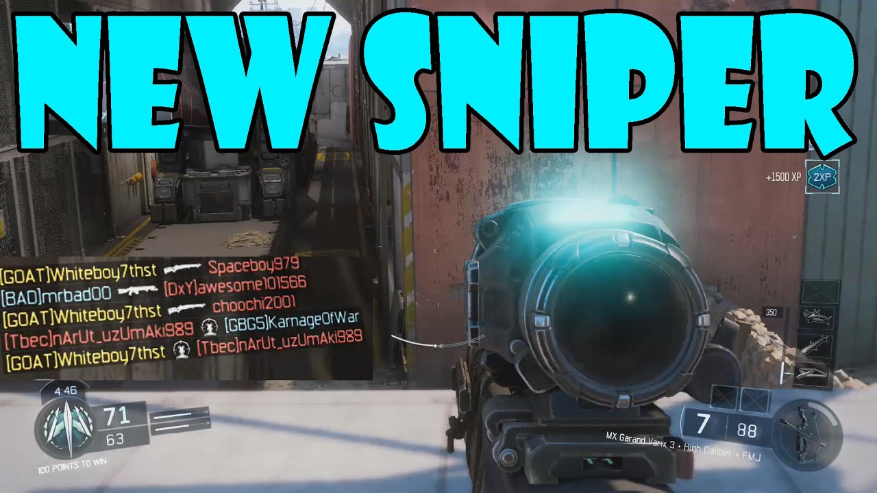 NEW SNIPER IN BLACK OPS 3 (Call of Duty Black Ops 3 MX Garand Sniper ...