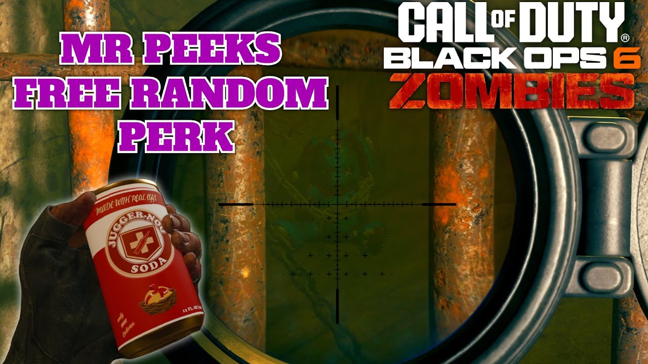 Mr Peeks Free Random Perk Easter Egg on Citadelle Des Morts - Black Ops ...