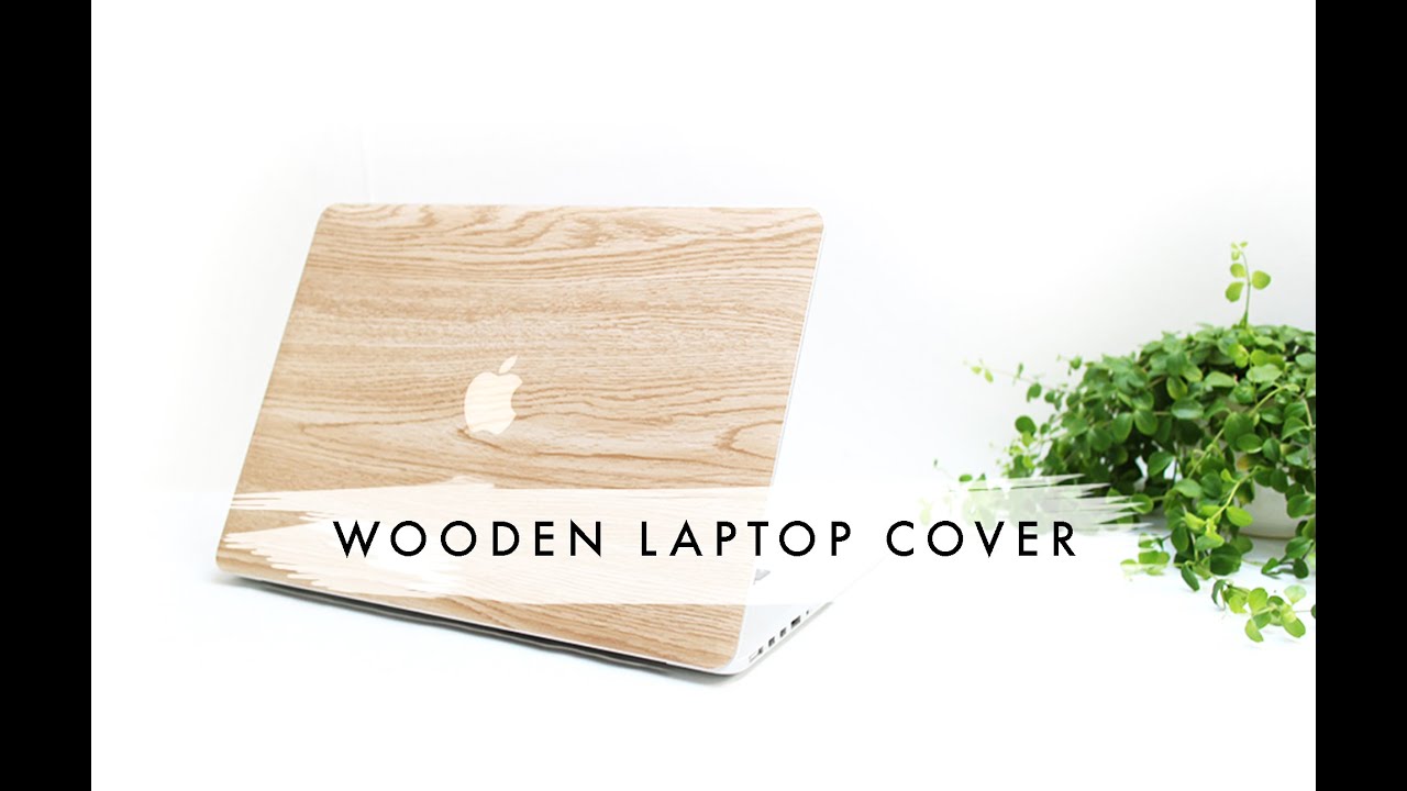 DIY // Wooden Laptop Cover - YouTube