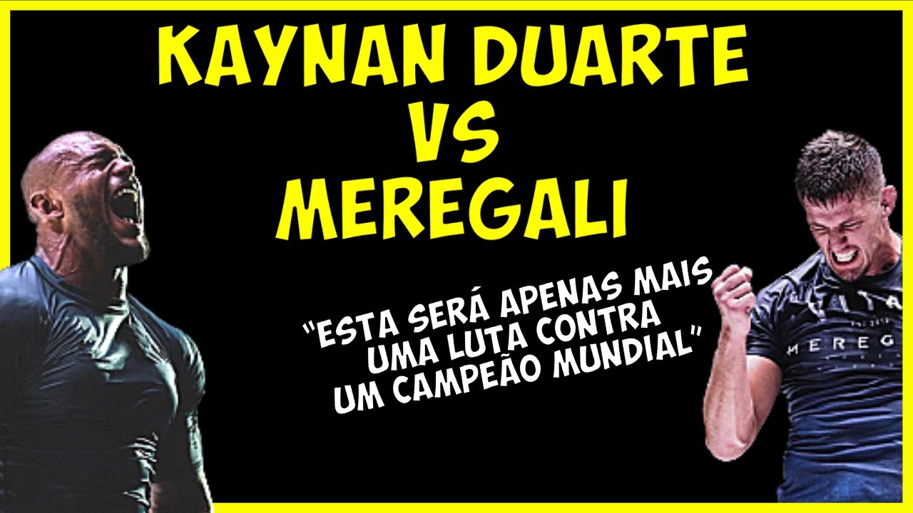 MEREGALI FALA SOBRE SUA PRÓXIMA LUTA - KAYNAN DUARTE VS NICHOLAS ...