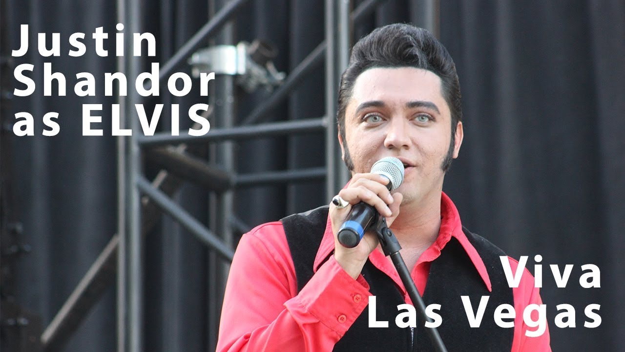 Justin Shandor as ELVIS - Viva Las Vegas June 10, 2018 Warner Center ...