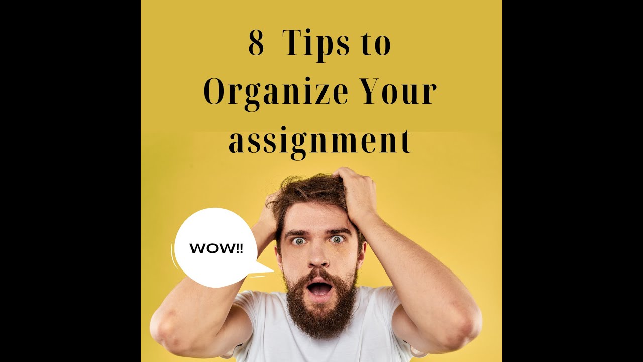Assignment එකක් කරන හැටි හරියටම දැන ගමු / 8 tips to organize your ...