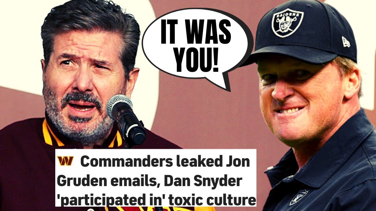 Dan Snyder BLASTED In New Report | Jon Gruden Emails Leaked By The ...