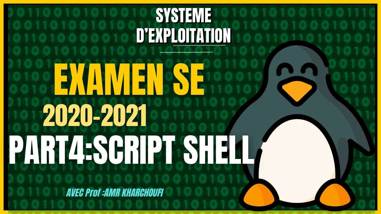 Systeme D'exploitation : Examen 2020-2021 BDARIJA Part 4 - YouTube