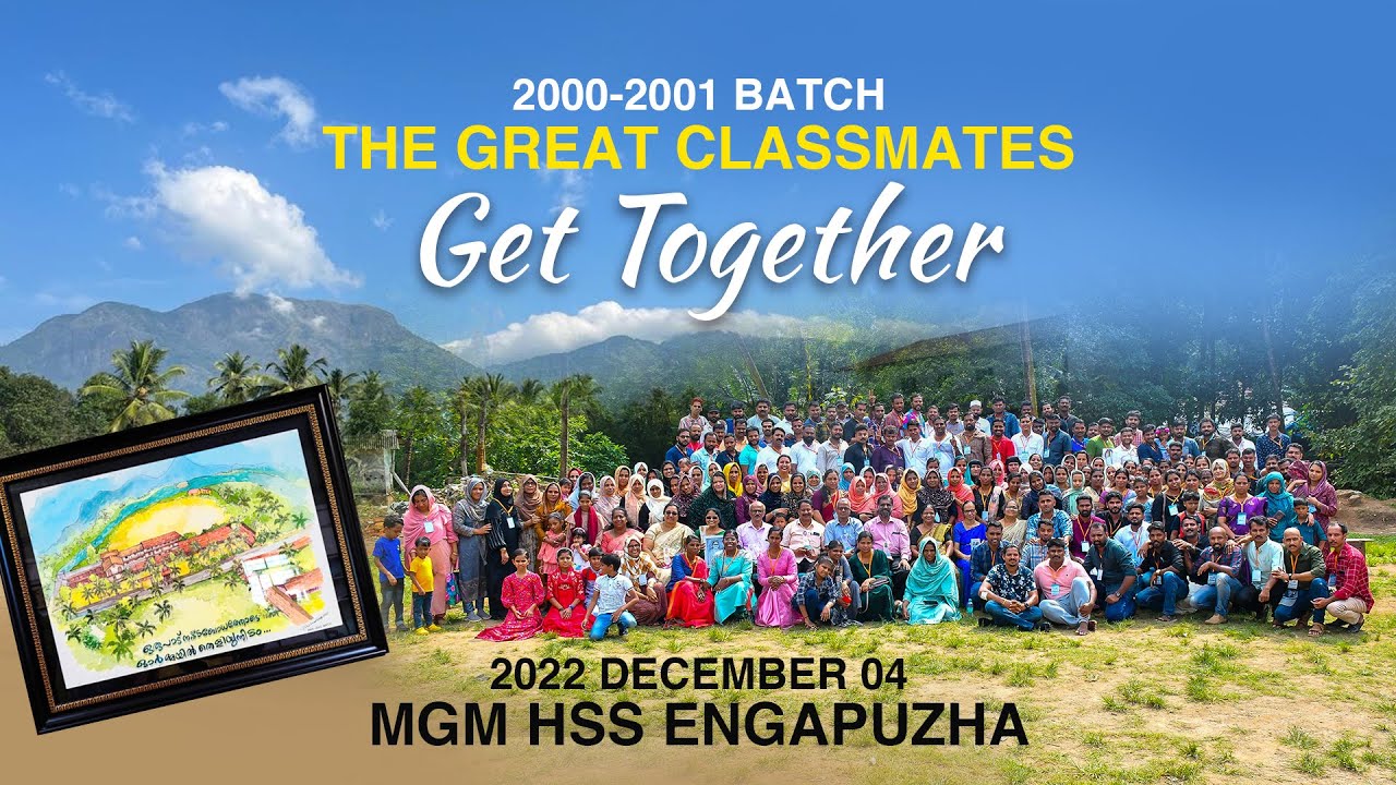 MGM HSS 2000-2001 Batch Get Together - The Great Classmates - YouTube