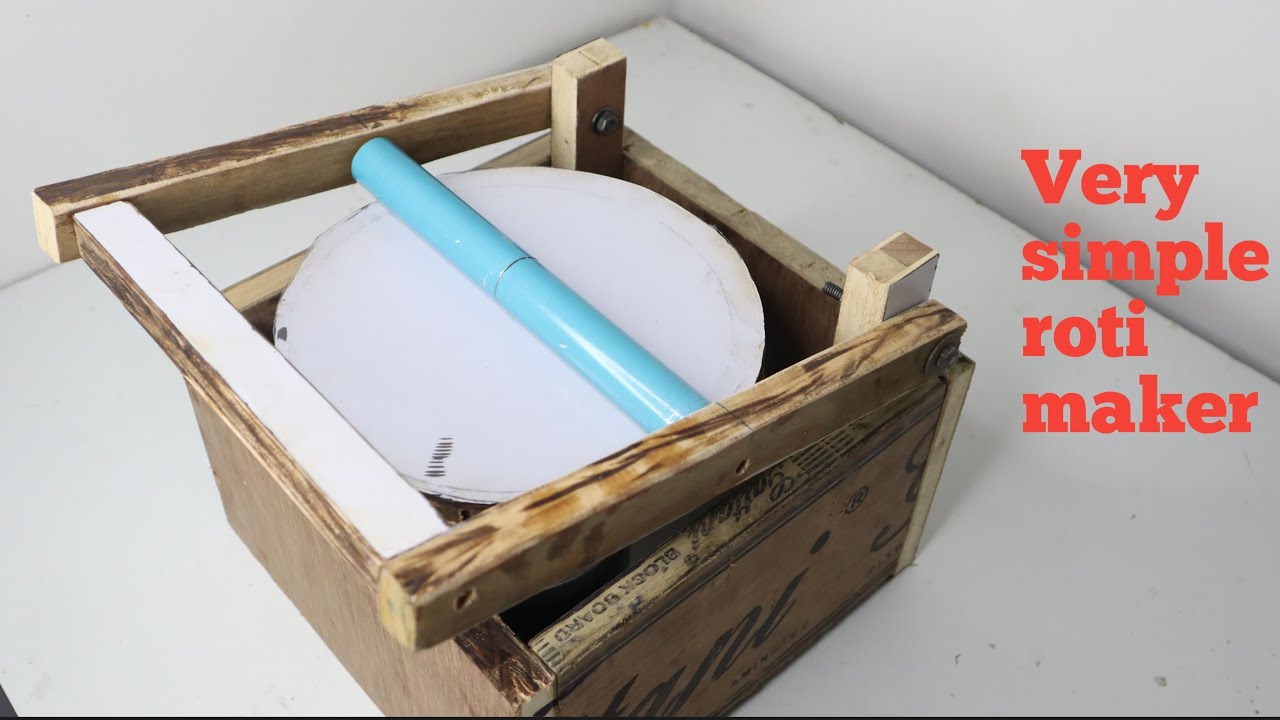 How to make roti meker machine // 250w power motor - YouTube
