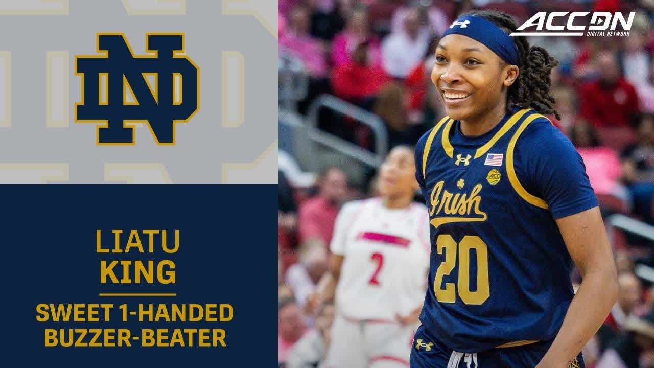 ND's Liatu King With The Sweet 1-Handed Buzzer-Beater - YouTube
