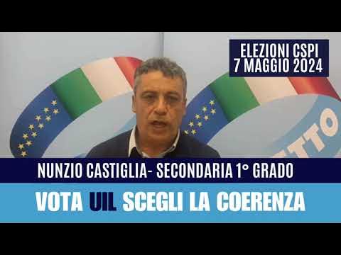 Elezioni CSPI, diamo voce ai candidati - Nunzio Castiglia, Scuola ...