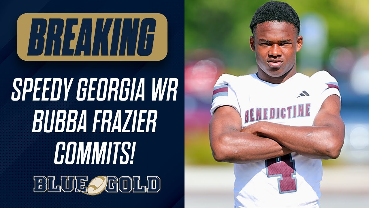 🚨Georgia WR Bubba Frazier commits to Notre Dame football ☘️ - YouTube