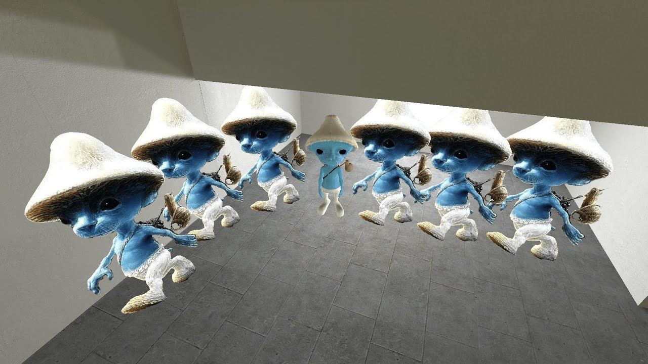 Blue Smurf Cat - YouTube