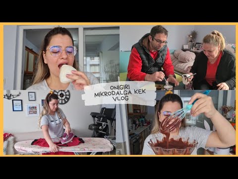 60 Saniye Keki ve Onigiri Yapalım🍙| Ev İşleri Günlük Vlog