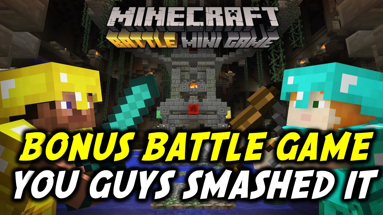 Minecraft Battle Mini Game - Bonus Video - TU 38 - YouTube