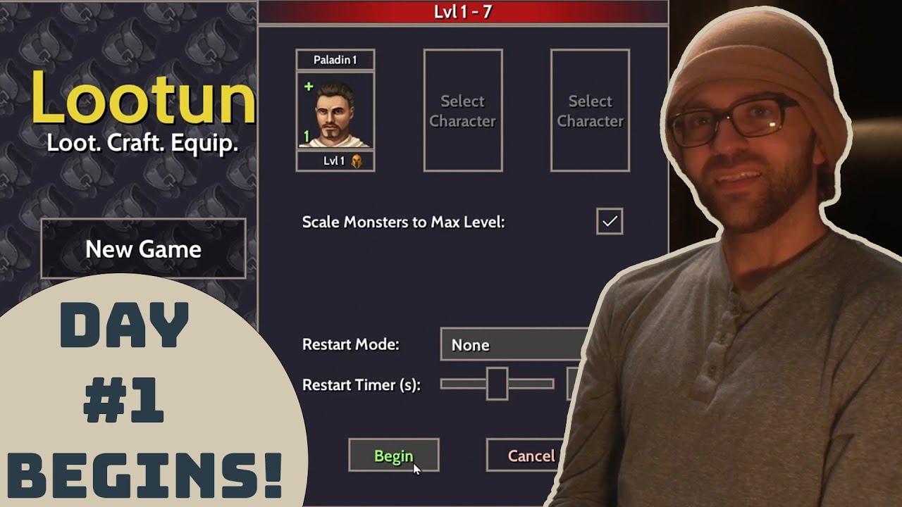 Lootun Gameplay | Day 1 - I thought this was an idle game - YouTube