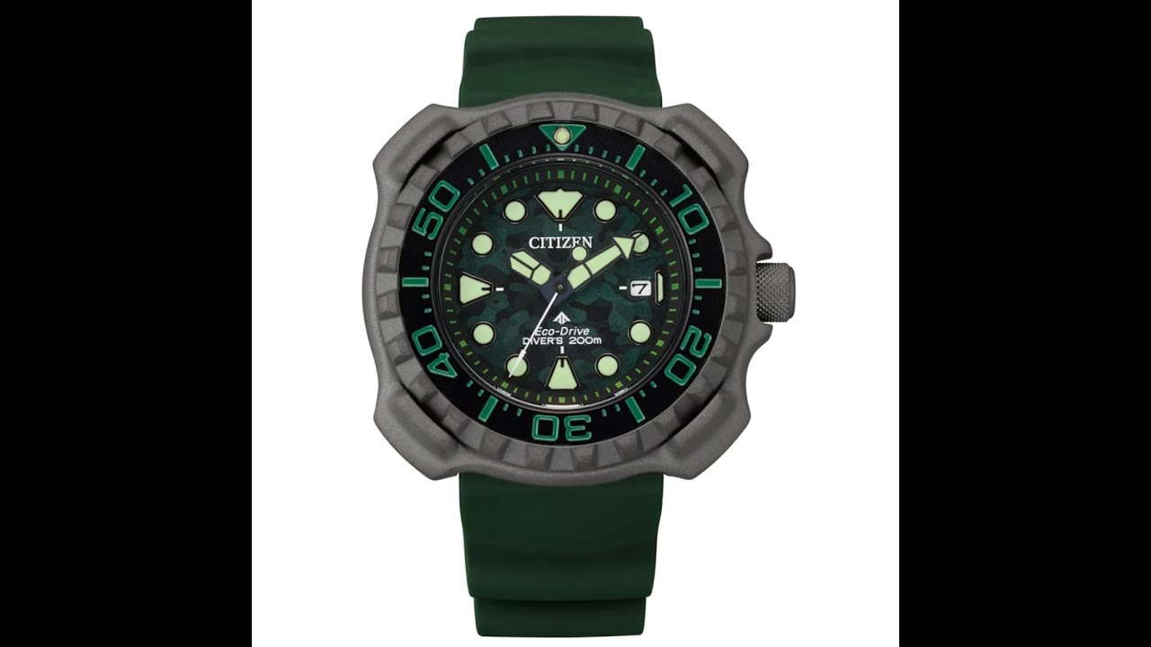 Reloj Citizen BN0228-06W Ecodrive Aqualand - YouTube