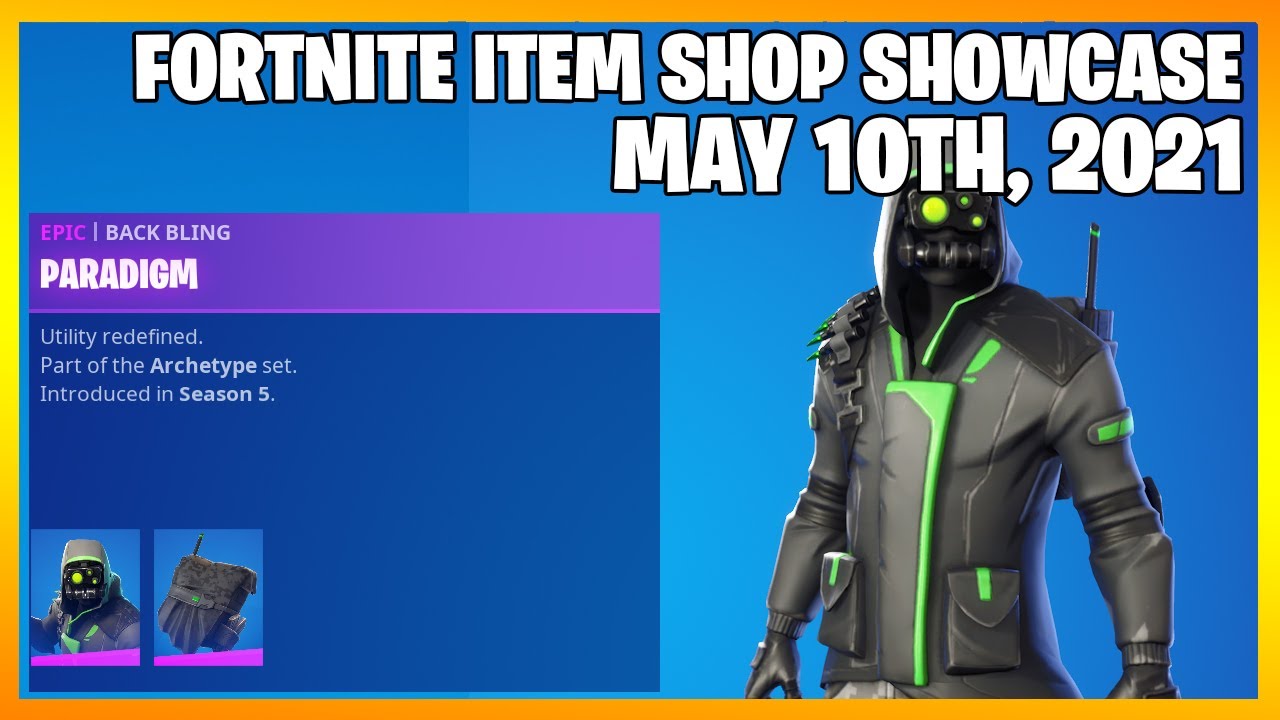 Fortnite Item Shop *RARE* ARCHETYPE SET IS BACK + MORE! [May 10th, 2021 ...