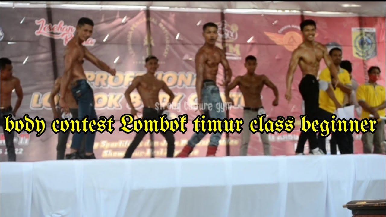 profesional body contest Lombok class beginner 2022 - YouTube