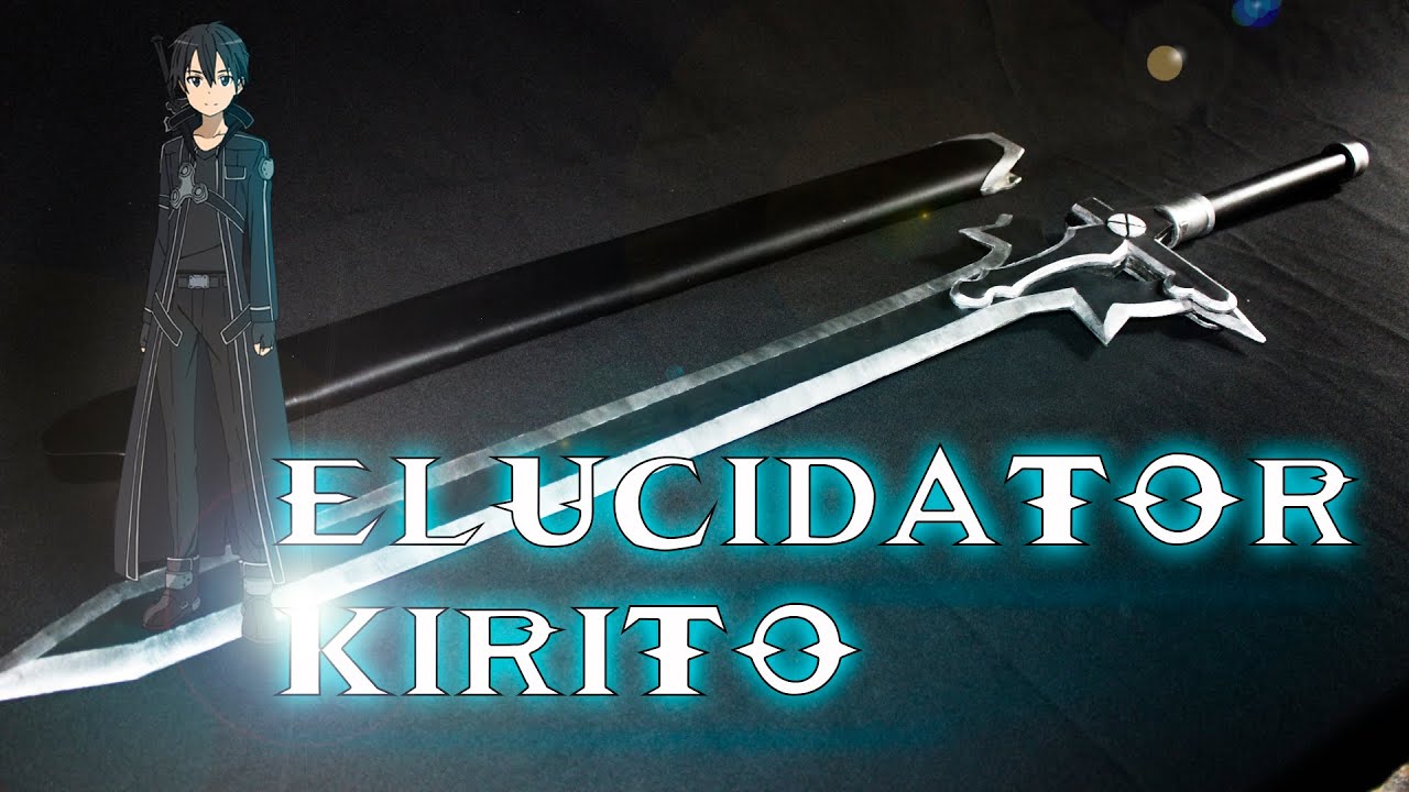 DIY. Elucidator Kirito | Sword Art Online - YouTube