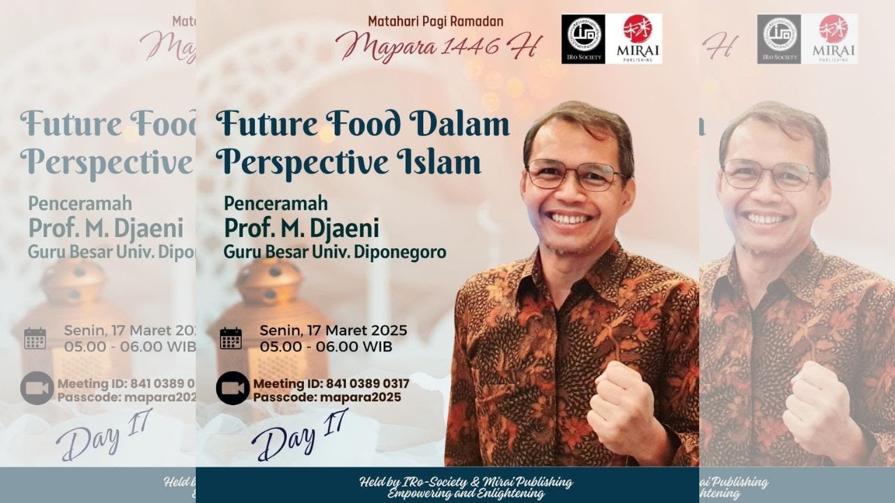 Mapara Day 17 || Future Food dlm perspective islam - YouTube