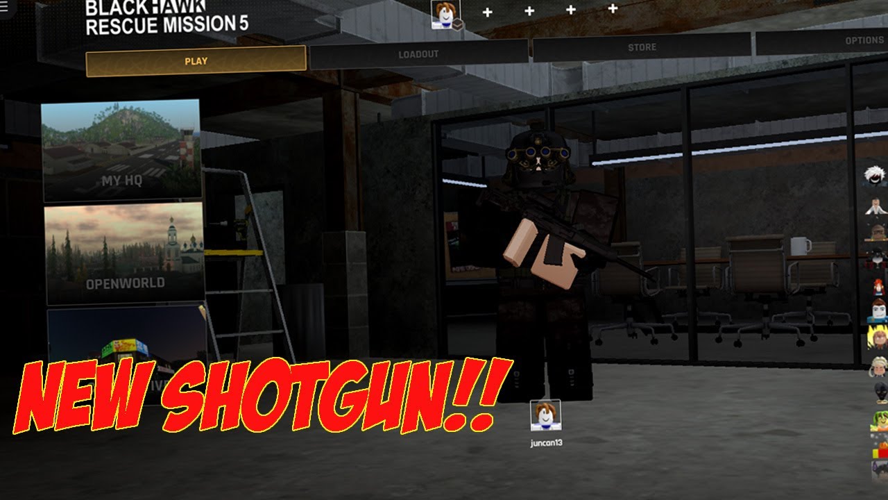 Saiga-12 (Shotgun) Damage Test | Blackhawk Rescue Mission 5 | Roblox ...