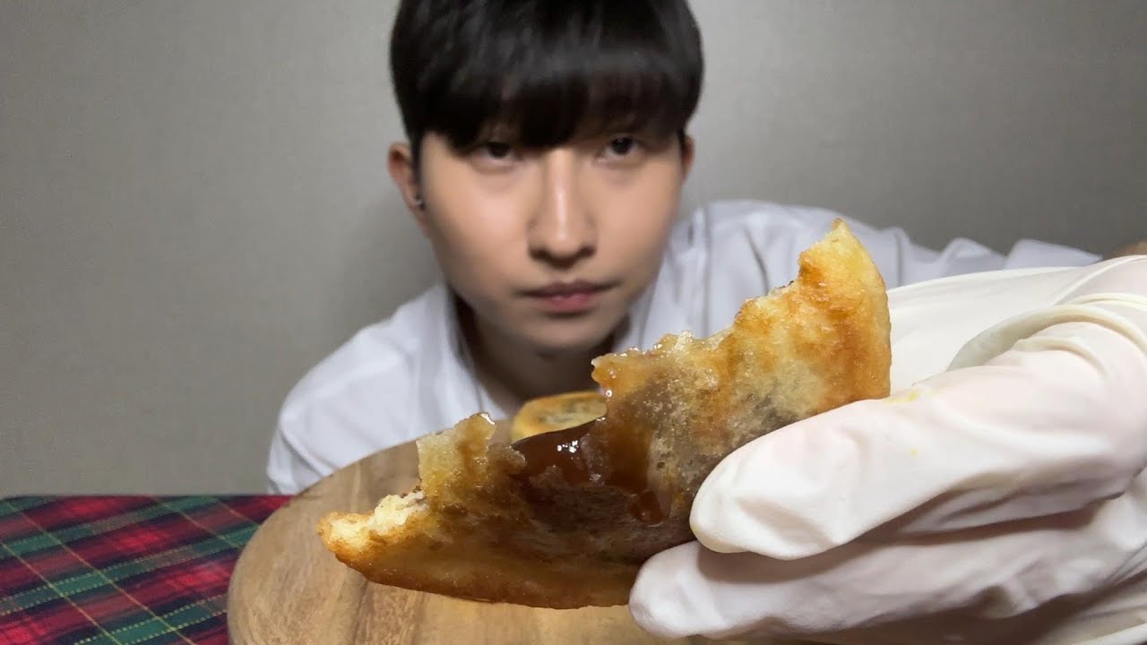 ASMR_고소하고 달콤한 찹쌀꿀호떡 이팅사운드 KOREAN SWEET PANCAKE EATING SOUND MUKBANG NO ...