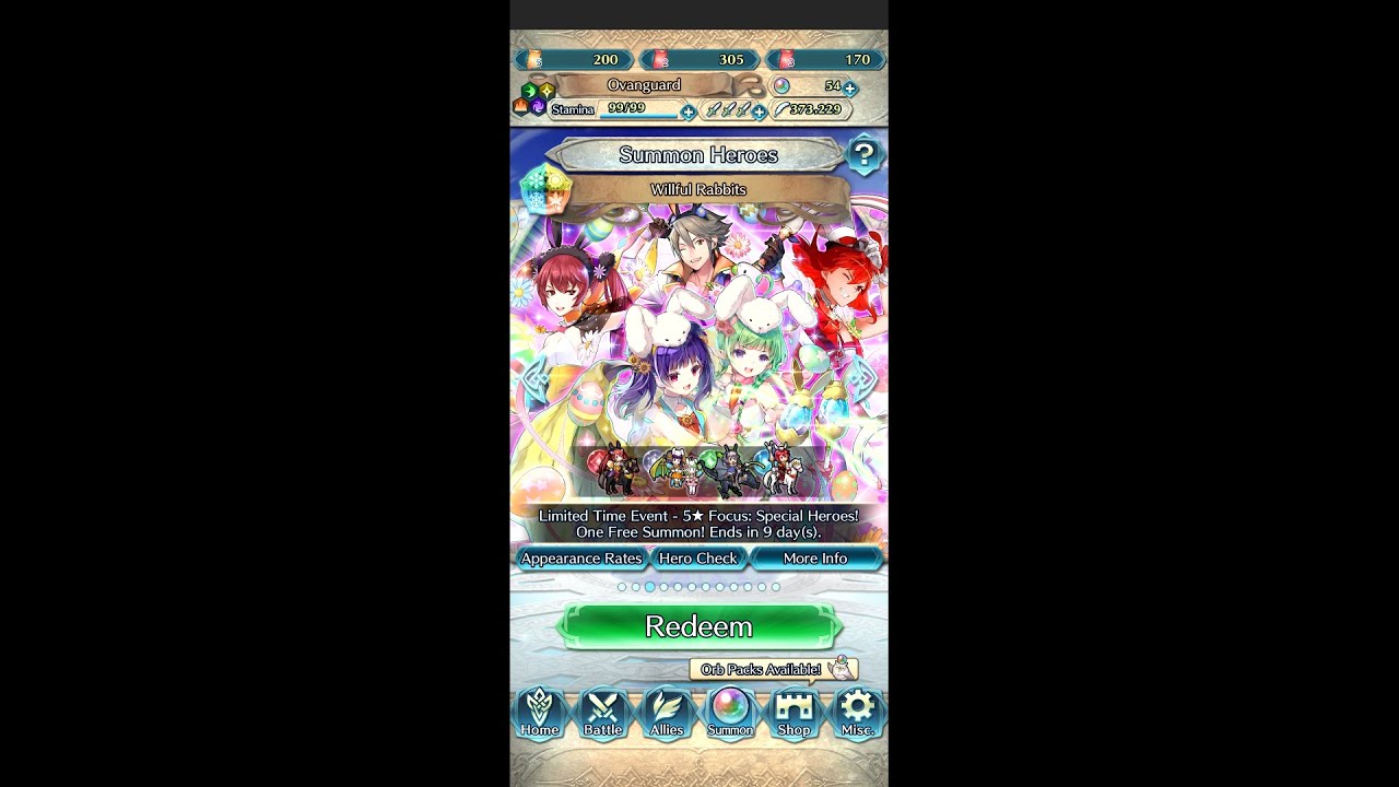 The Willful Rabbits banner has returned for a while for Fire Emblem ...