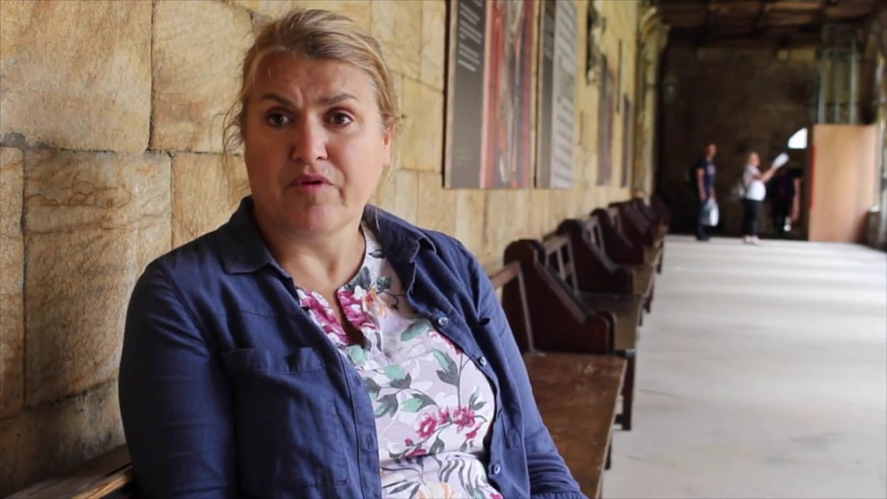 Ruth Robson on increasing the overseas appeal of Durham Cathedral - YouTube