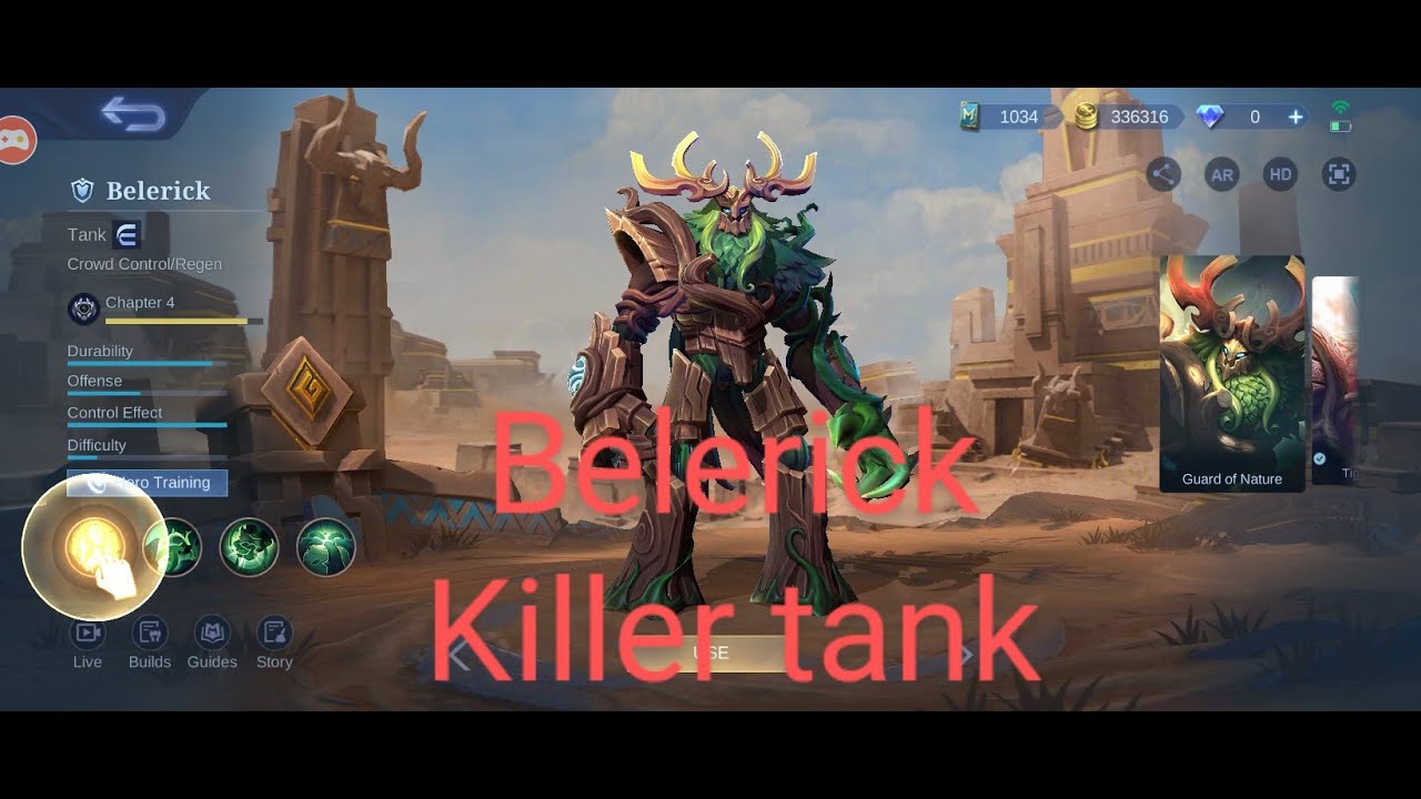 Belerick killer tank unkillable gameplay #mobilelegends #marbenstudio # ...