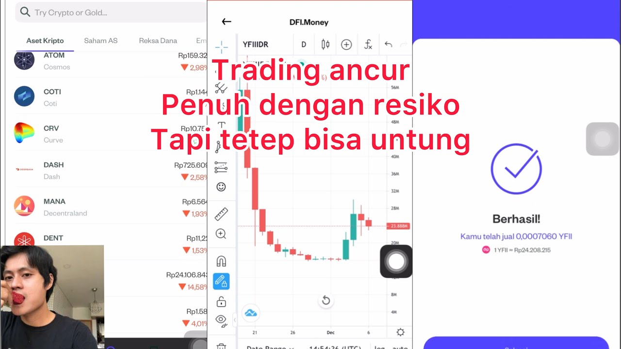 Cara trading perhari dengan modal 17 ribu di aplikasi pluang bisa untung terus - YouTube