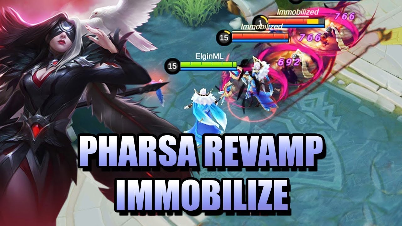 PHARSA REVAMPED - NEW IMMOBILIZE EFFECT ON HER SKILLS - YouTube