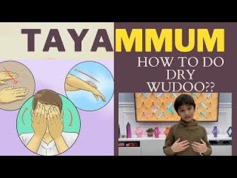 How to do TAYAMMUM? Steps of Dry Wudu - YouTube