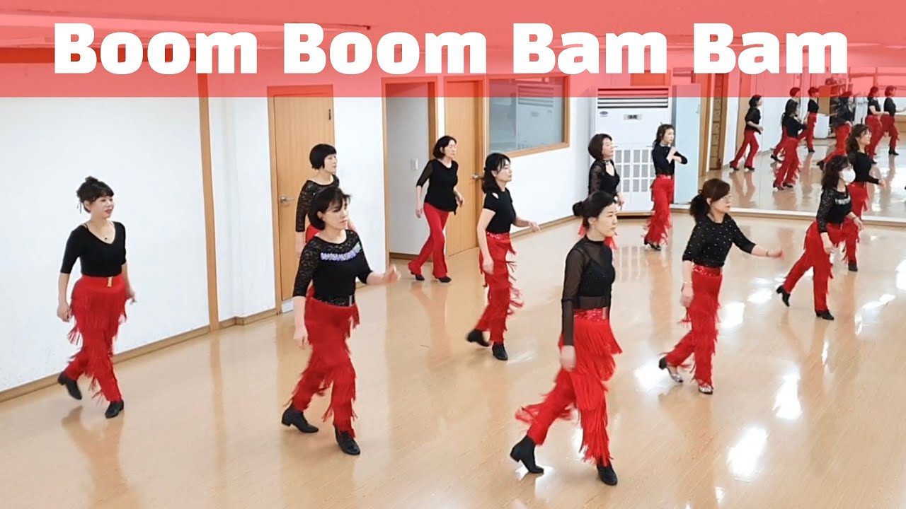 Boom Boom Bam Bam - Linedance (Phrased Intermediate Level) 중고급반 - YouTube