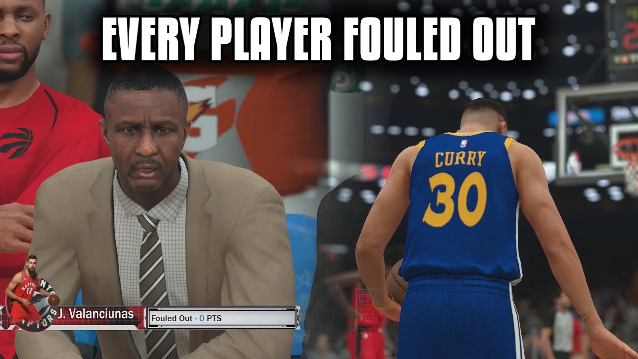 What Would Happen if Every Player Fouled Out In A Game Of NBA 2K18 ...