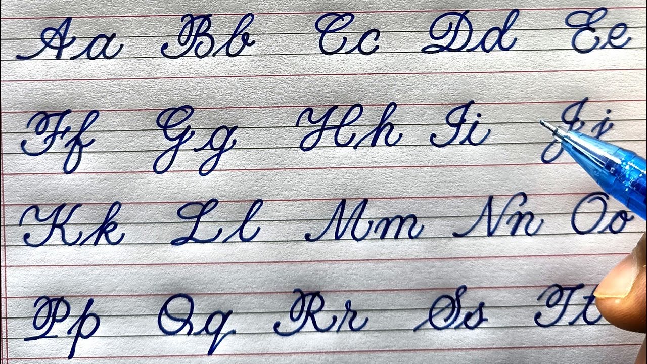 How to Write English Capital Letters and Small Letters - YouTube