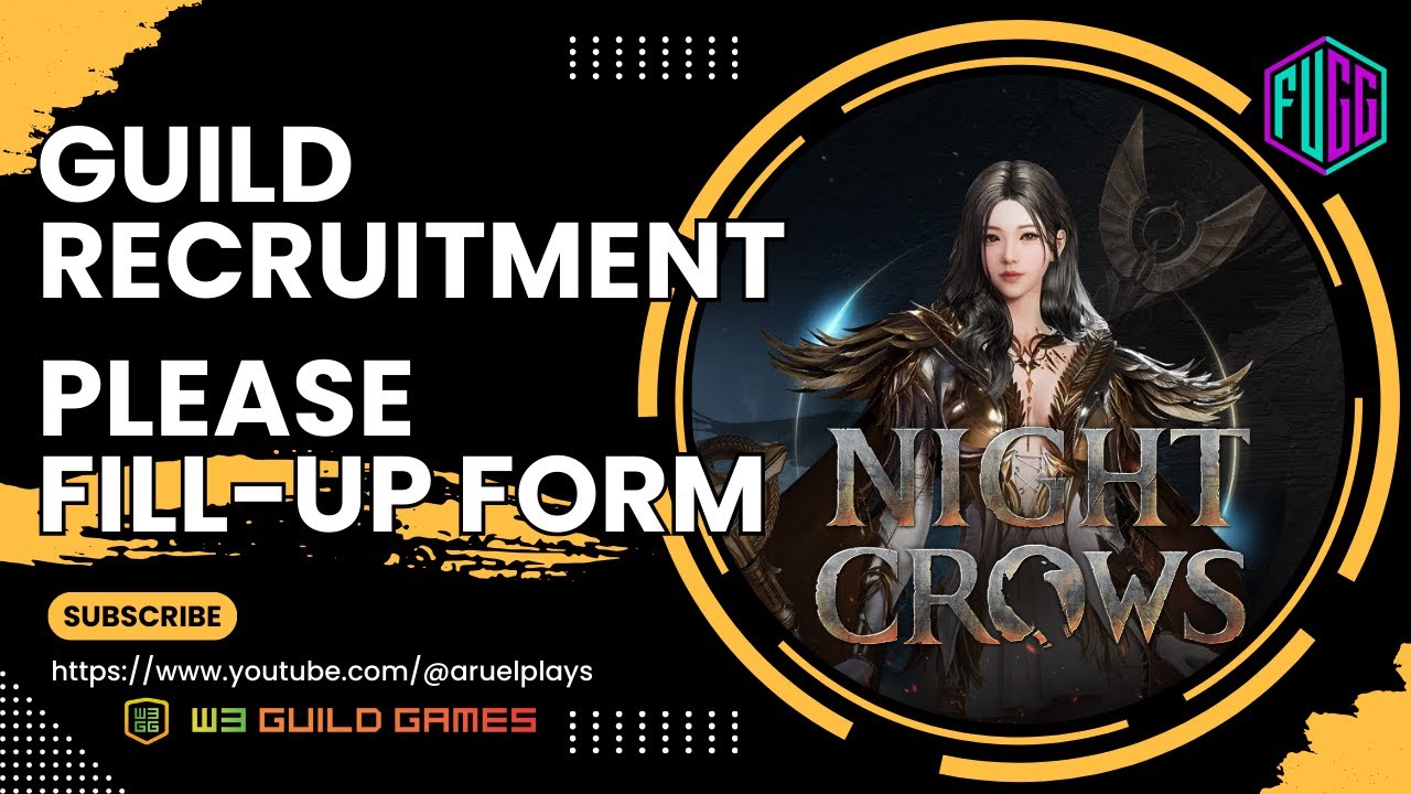 Night Crow Guild Invitation Pa lista na | W3GG Whitelist - YouTube