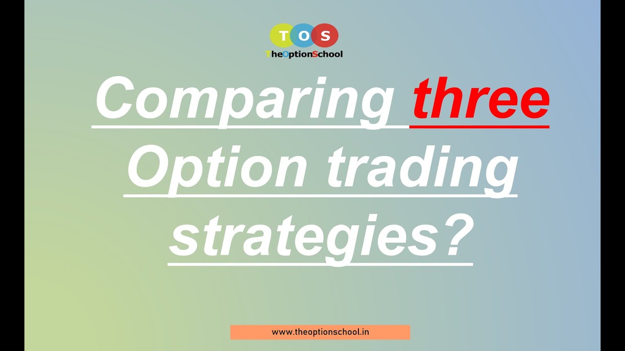 COMPARING Three Option Trading Strategies | THE OPTION SCHOOL | LIVE ...