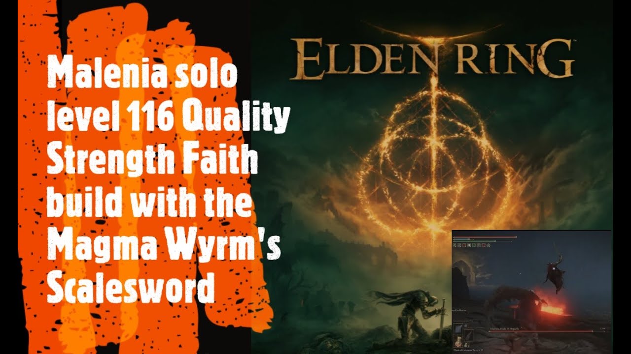 Elden Ring [Malenia solo level 116 Quality Strength Faith build with ...