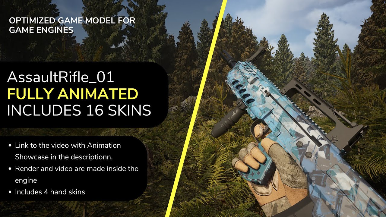 FPS Animation Showcase (Assault Rifle) Unreal Engine - YouTube