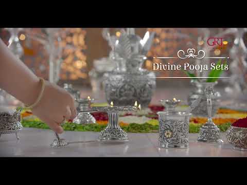GRT Jewellers | Silver Article Collections | Divine Pooja Sets 15 sec