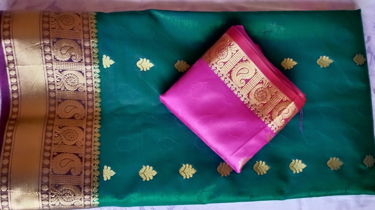 Very easy, simple and beautiful paithani blouse design cutting and ...
