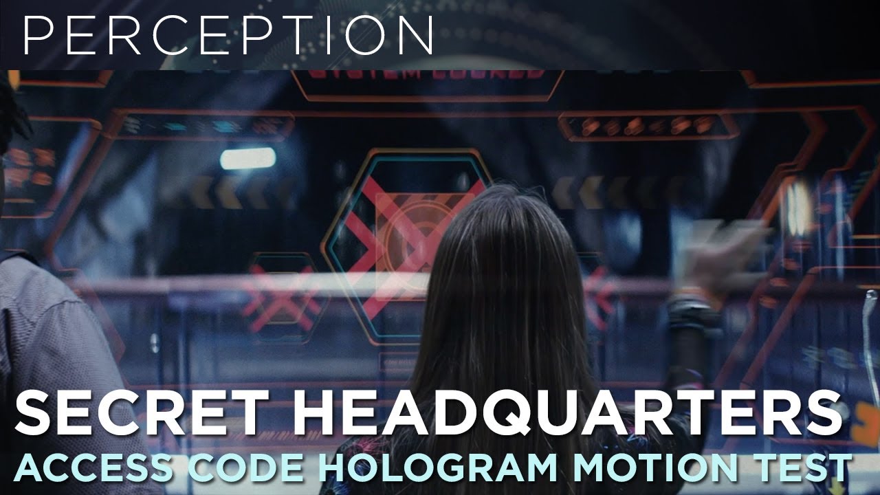Secret Headquarters - Access Code Hologram Motion Test - YouTube