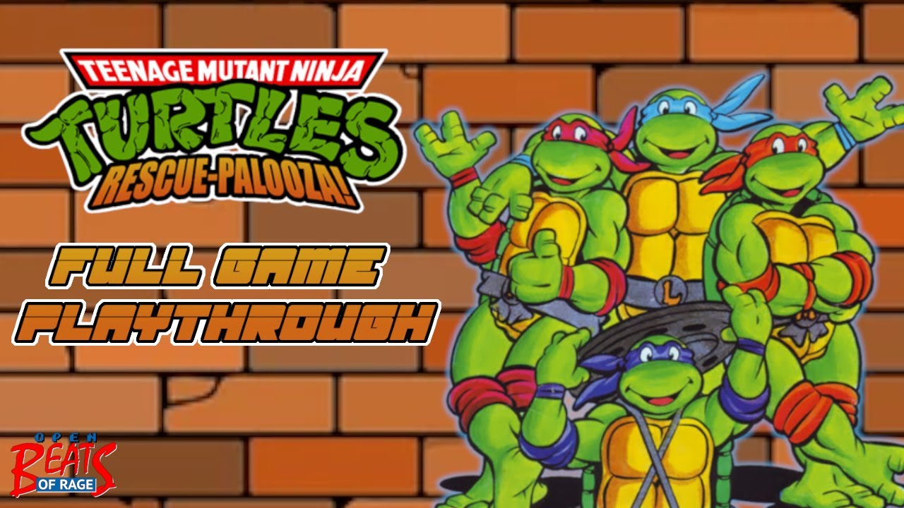 Teenage Mutant Ninja Turtles Rescue Palooza (OpenBOR) | Full ...