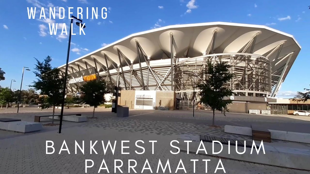 Walking around Bankwest Stadium Parramatta, spring 2020, Sydney ...
