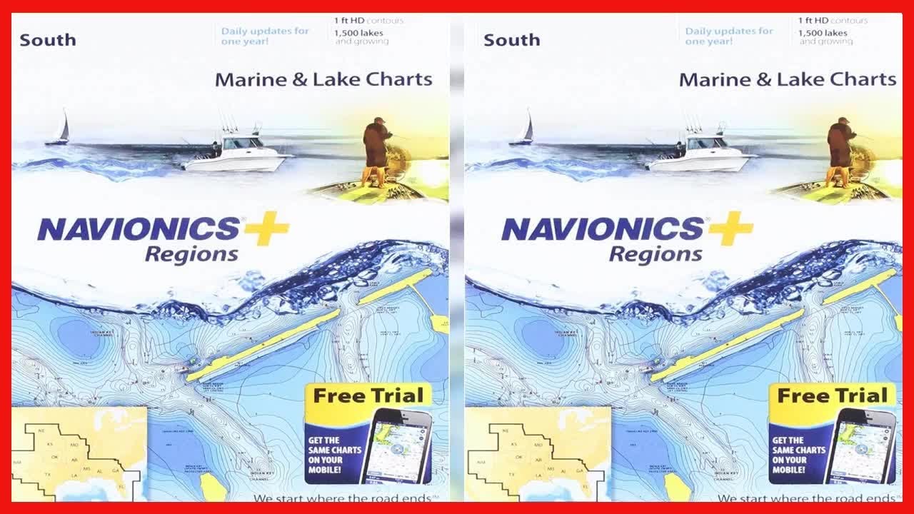 Navionics Plus Regions South Marine and Lake Charts on SD/MSD - YouTube
