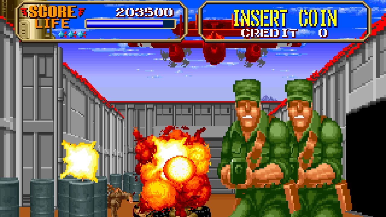 Line of Fire Longplay (Arcade) [4K] - YouTube