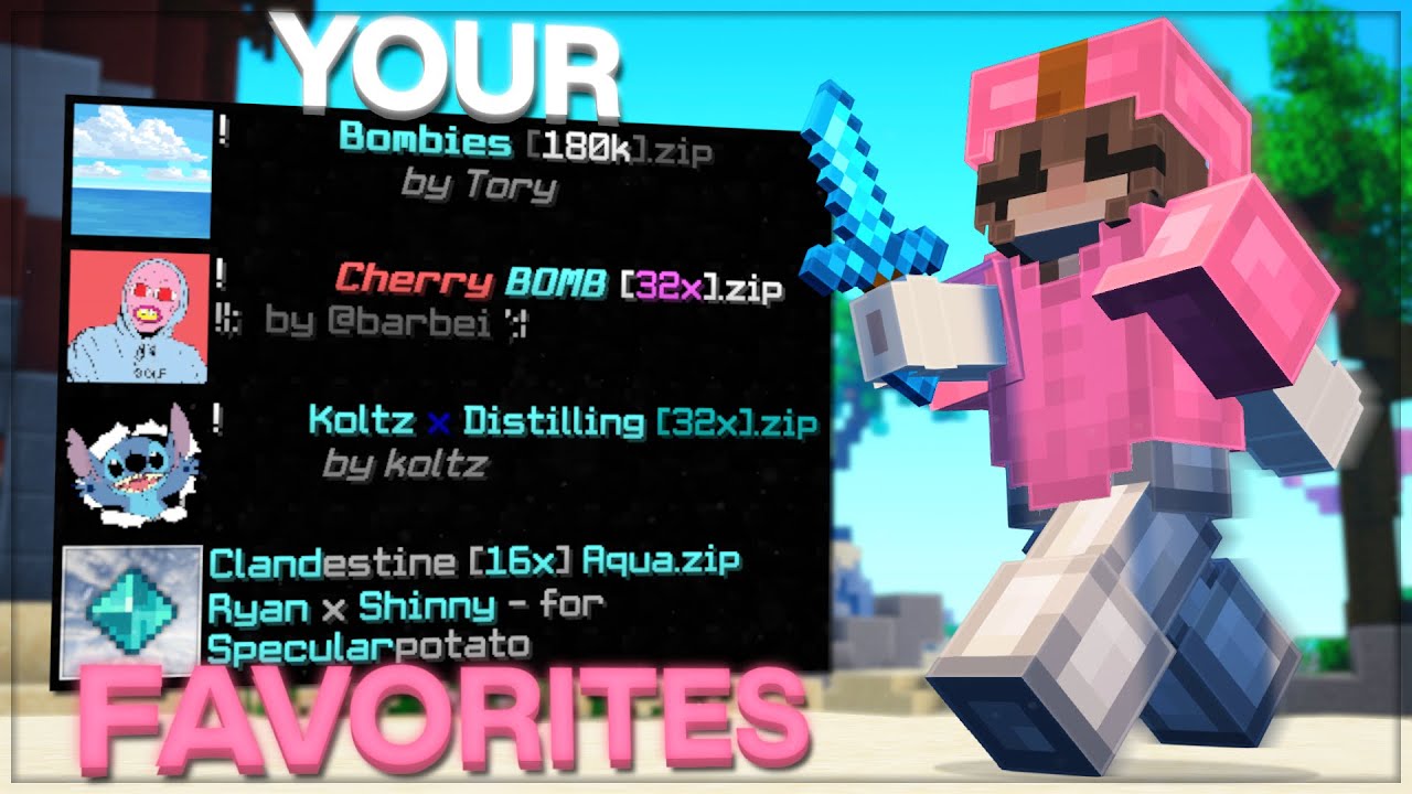 Using Your FAVORITE Bedwars Texture Packs - YouTube